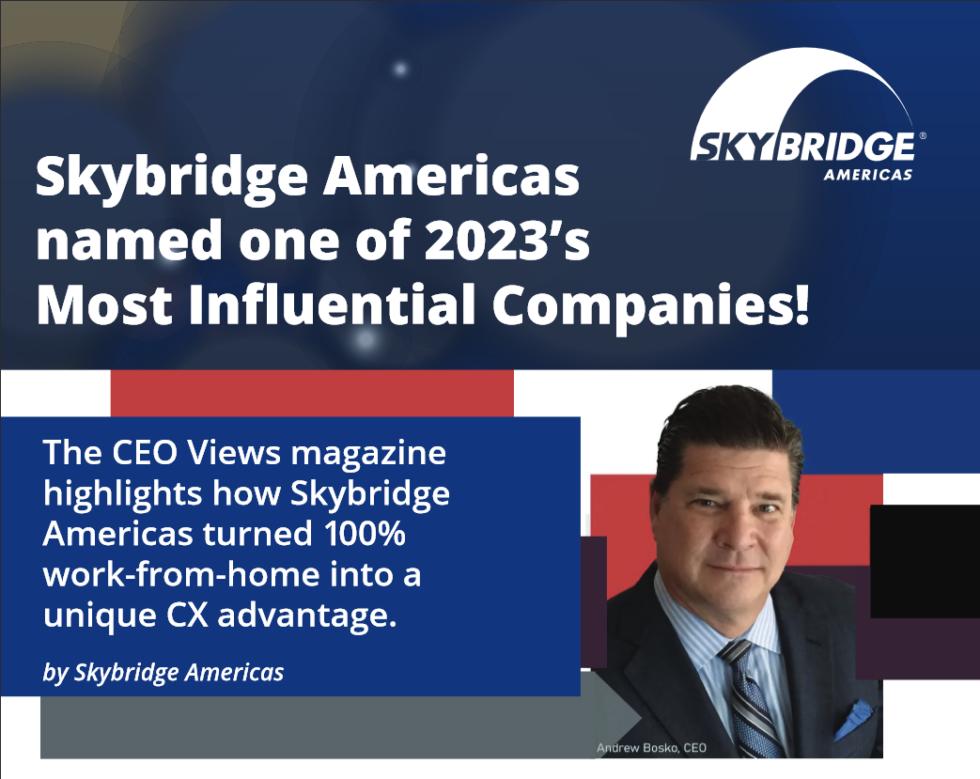 Skybridge Americas named one of 2023’s Most Influential Companies! | Skybridge Americas